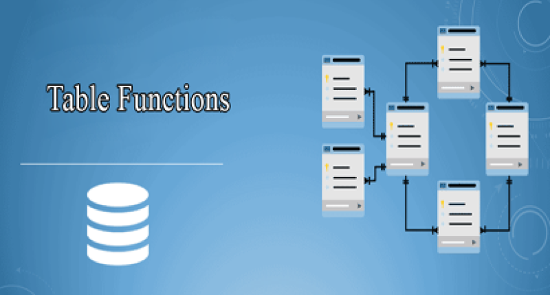 آموزش Table Functions - فرداوراکل